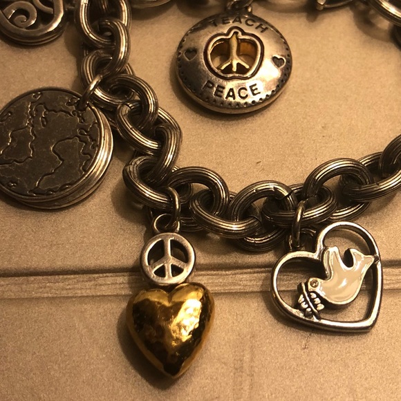 Brighton | Jewelry | Brighton World Peace Bracelet | Poshmark